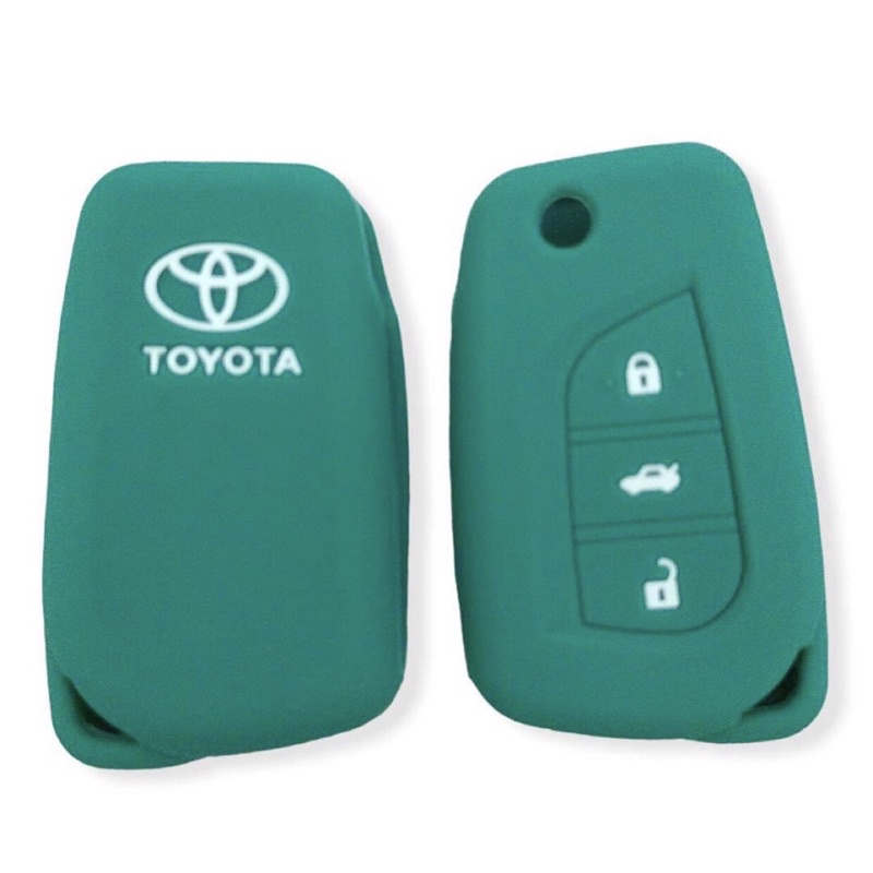 Toyota Fortuner Altis Innova Silicon Car Flip Key Remote Cover | Shopee ...