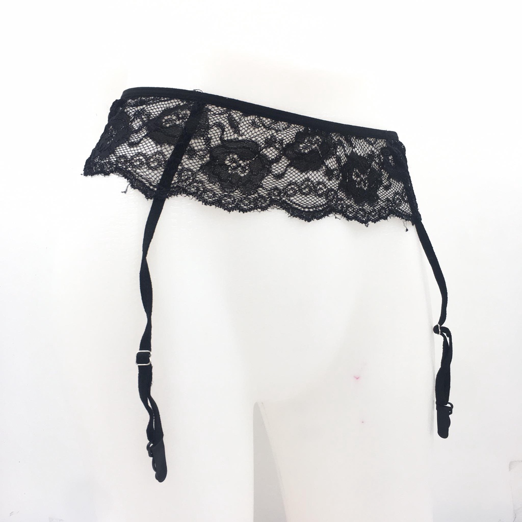 Ladies Waist Band With Stocking Suspenders Floral Lace Sexy Lingerie ...
