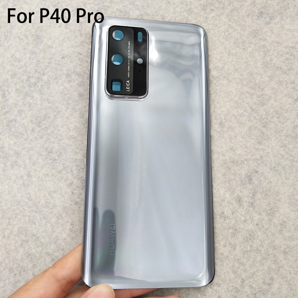 Huawei P40 Pro Battery Cover Back Glass Panel Rear Housing Case For P40pro P 40 Back Battery ...