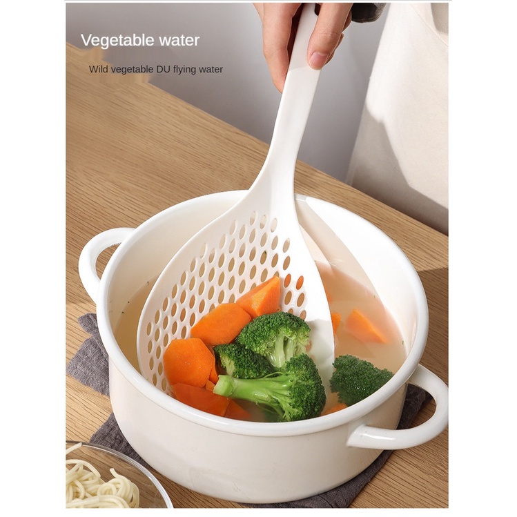 PERALATAN Chicken Noodle Spoon Strainer Bowl Spoon Vegetable Soup ...