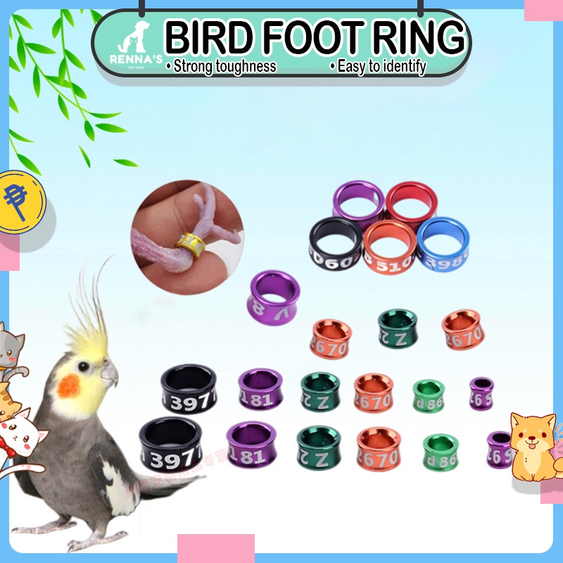 Renna's Foot Bird Ring For Bird Accessories For Love Birds Parrot Foot ...