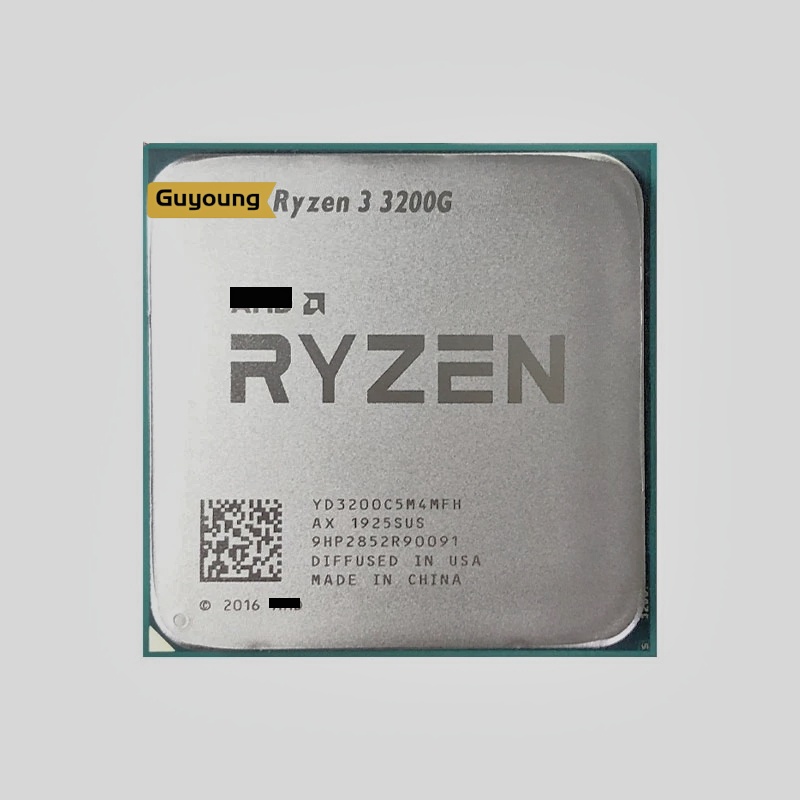 Ryzen 3 3200G R3 3200G 3.6 GHz Used GAMING Zen+ 0.012 Quad-Core Quad ...