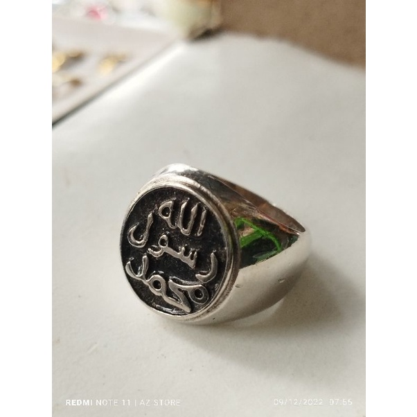 NABI The signet ring of the prophet of Allah Muhammad is clogged ...