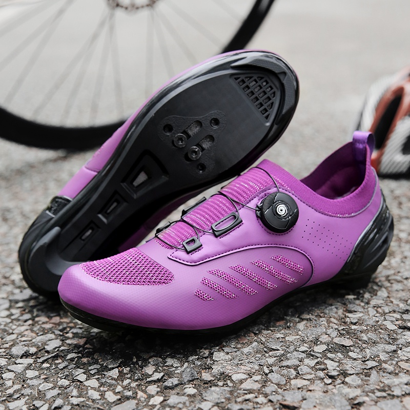 Ultralight Carbon Fiber Cycling Shoes Cleats Shoes Non-slip Road Bike ...