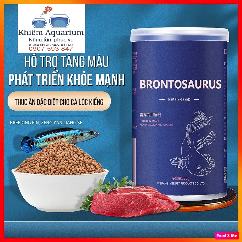 Yee Brontosaurus Bran - High protein food and specialized color ...