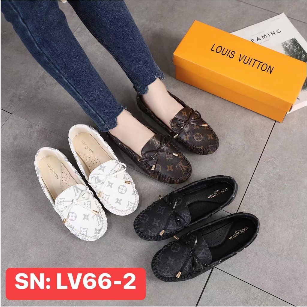 Fashion Women DollShoes Office Ladies Flat Shoes Daily Loafer LV66-2 | Shopee Philippines