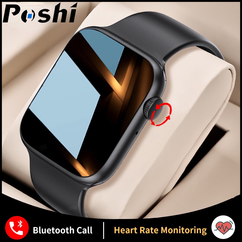 POSHI New Smart Watch Waterproof Custom Wallpaper Bluetooth Call ...