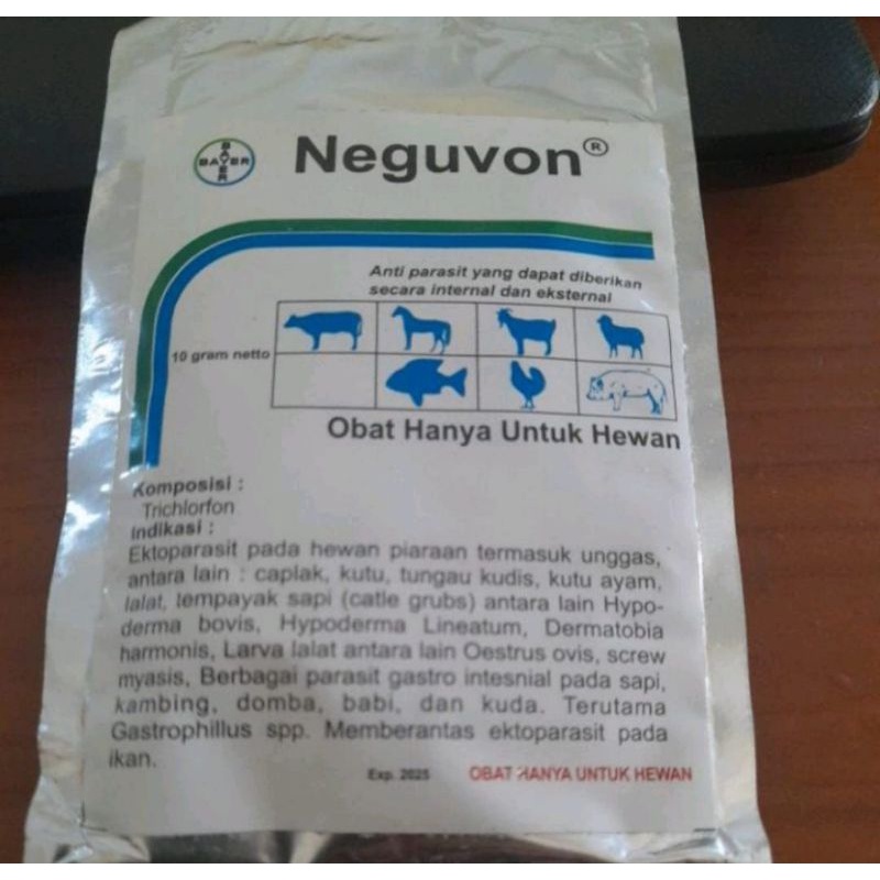 PACKAGE OF 5 PCS NEGUVON BAYER ANTI PARASITE Insect Repellent | Shopee ...