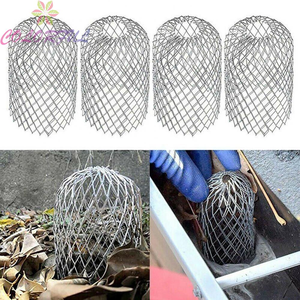 4pcs Gutter Screen Leaf Catcher Gutter Guard Aluminum Gutter Guard Anti ...