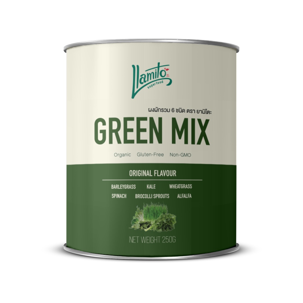 Llamito Organic Mixed Vegetable Powder (Organic Green Mix Powder) 250g ...