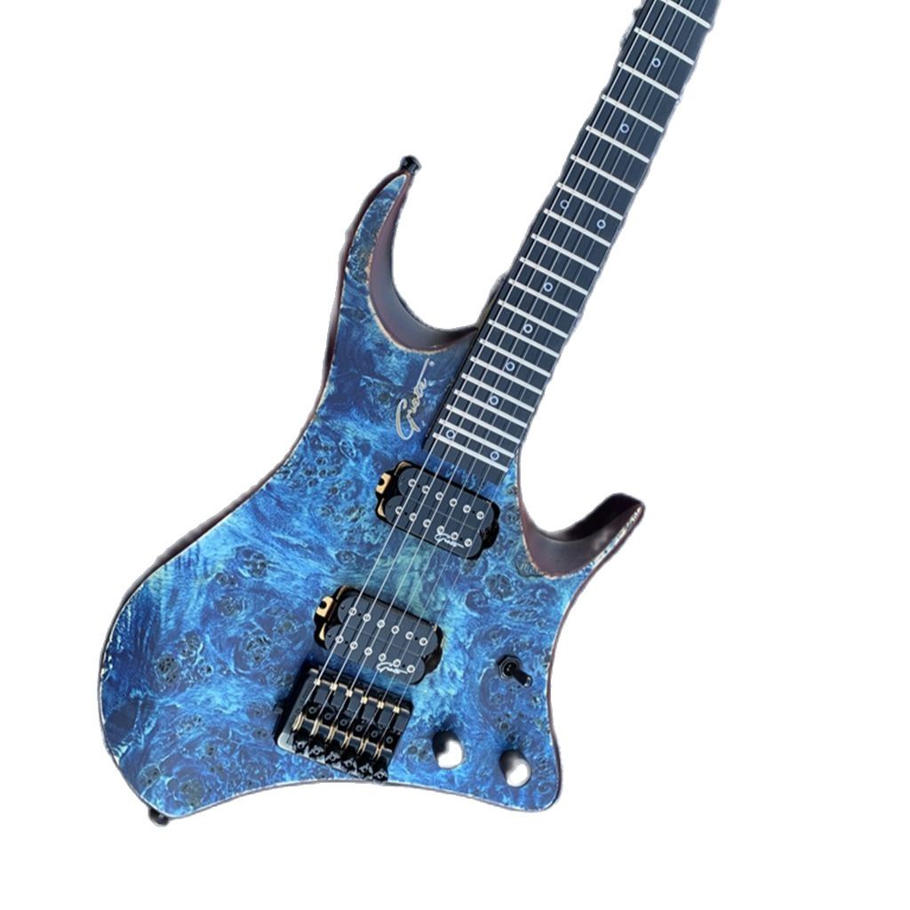 Strandberg Blue Electric Guitar 24 Frets Humbucker Pickups Black ...