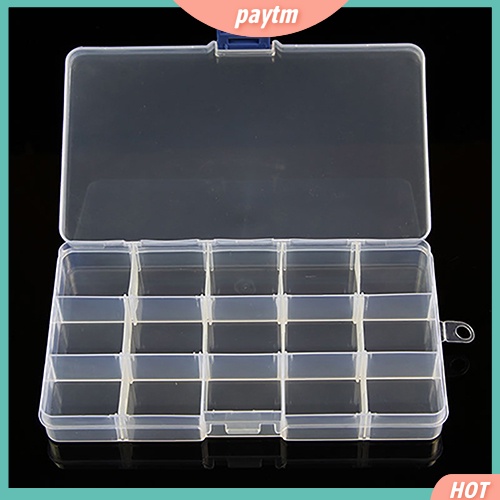 【PM ~】10/15/24 Compartments Plastic Box Jewelry Bead Storage Container ...