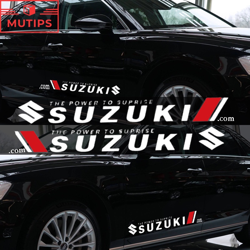 Suzuki 2Pcs Car Body Side Door Waterproof Stickers Cover Scratches For ...