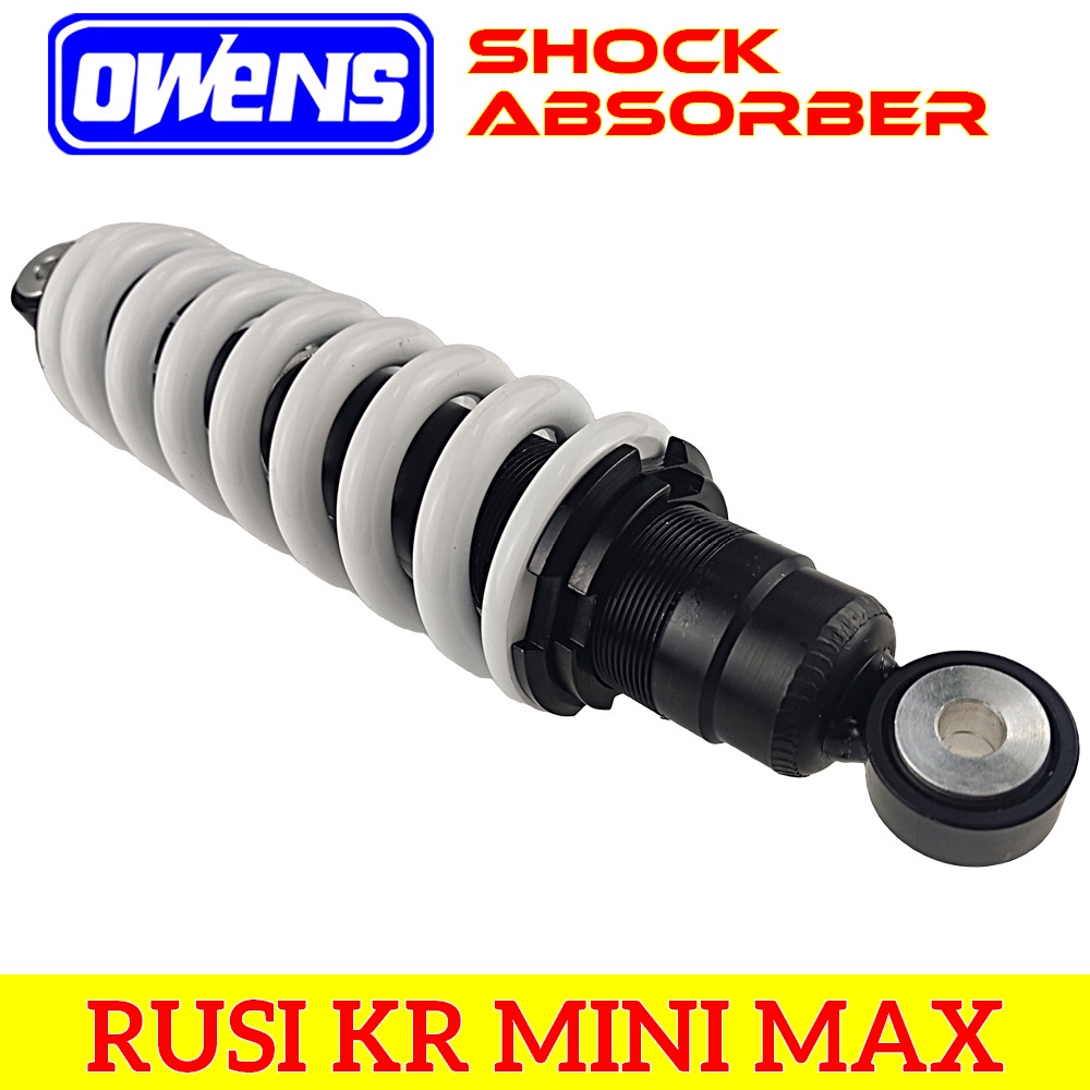 Owens Rusi KR MINI MAX Motorcycle Rear Shock Absorber (Monoshock) 355MM ...