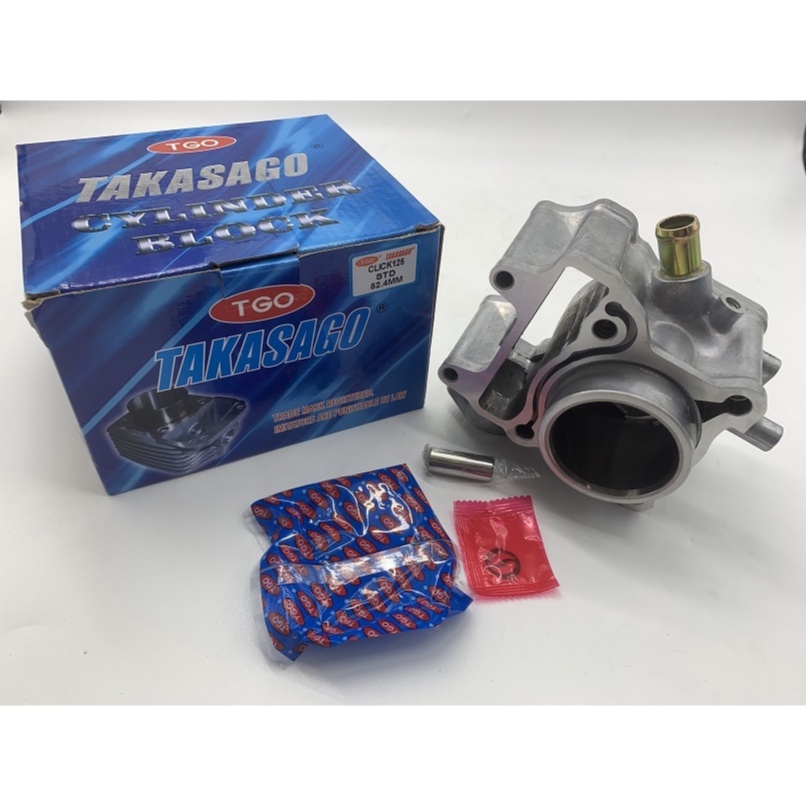 Takasago cylinder block W/PISTON KIT for Honda click125 std 52.4MM ...