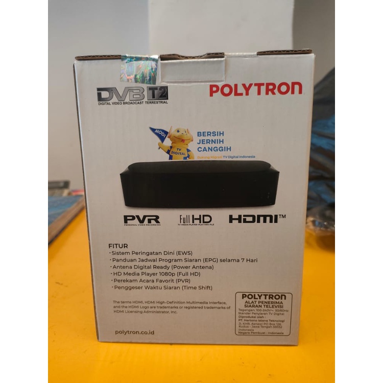Polytron DVB T2 PDV 700T2 Set Top Box Digital TV | Shopee Philippines