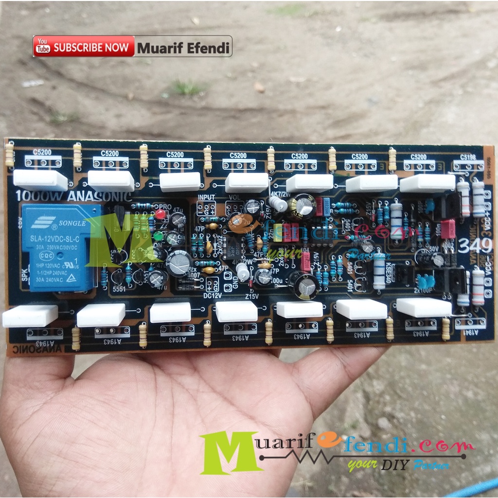 SOCL506 SOCL 506 1000w Power Amplifier KIT input balance protek 349M ...