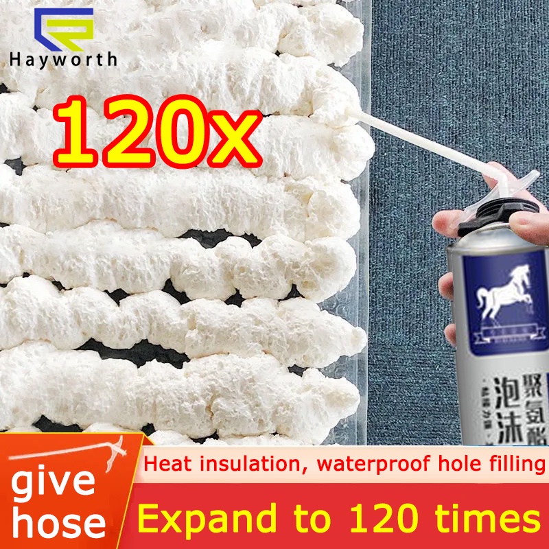 900ml Polyurethane Foam PU Foam Spray Fills Cracks And Joints, Gaps ...