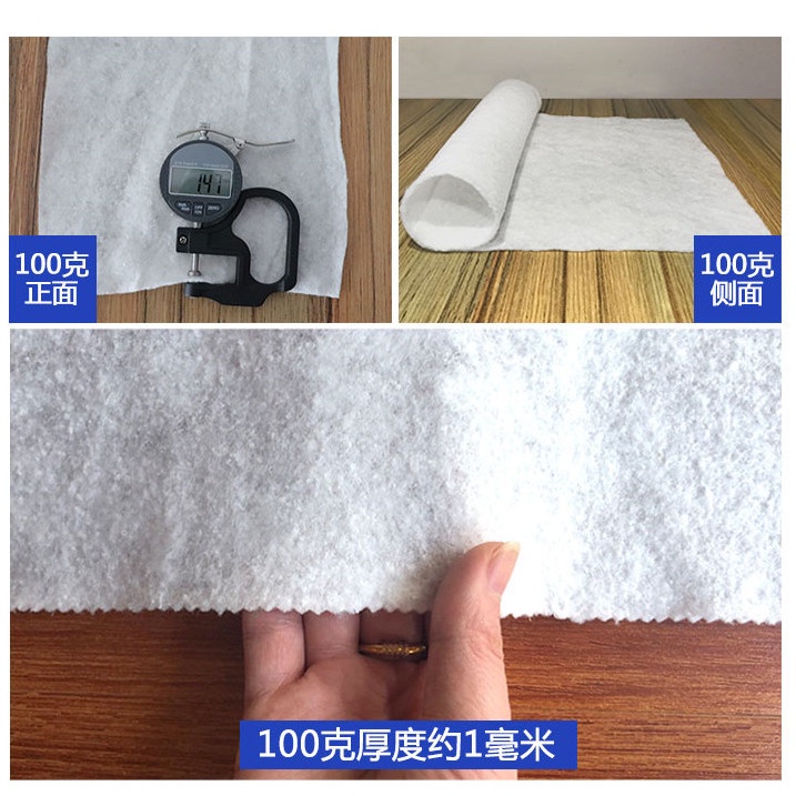 White Permeable Geotextile Engineering Cloth Moisturizing Cement ...