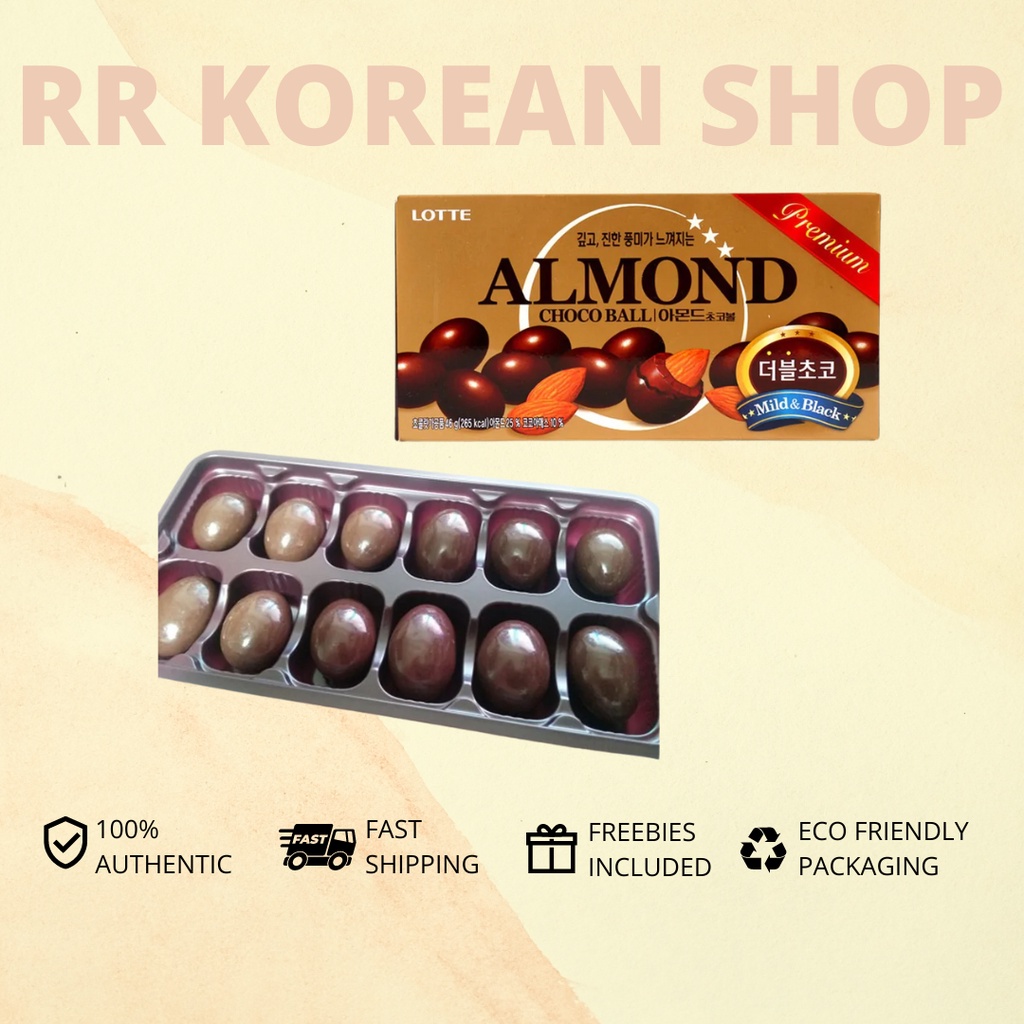 Lotte Almond Choco Ball PREMIUM 46g | Shopee Philippines