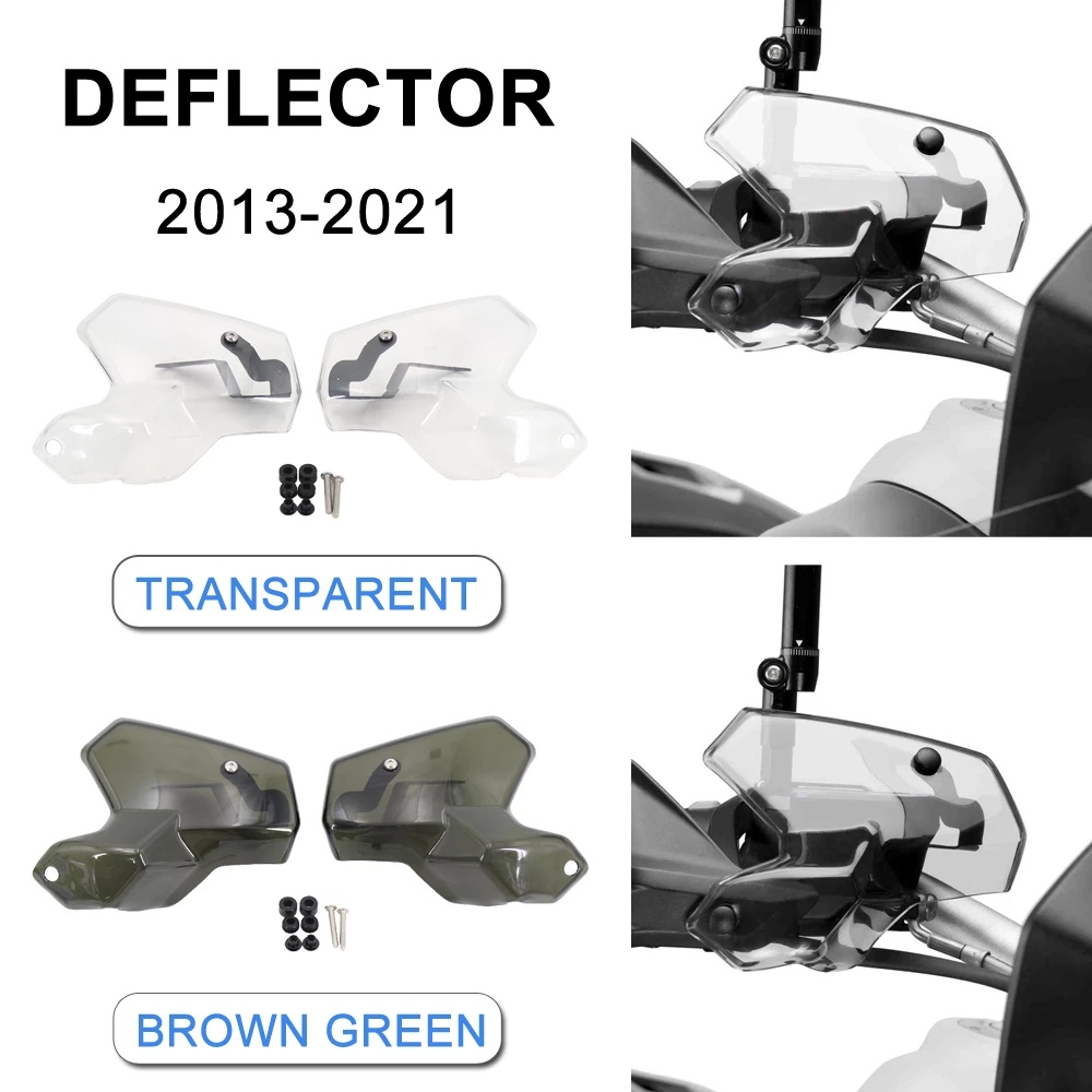NEW Steering Wheel Handlebar Deflectors Wind Shield Screen Motorcycle ...