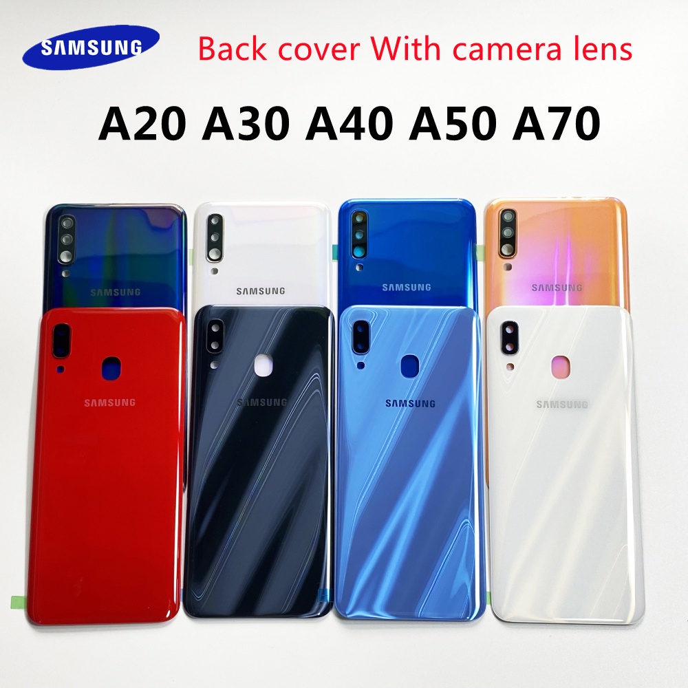 For Samsung Galaxy A10/A20/A30/A40/A50/A60/A70/A80 Back Housing Battery Cover Replacement ...