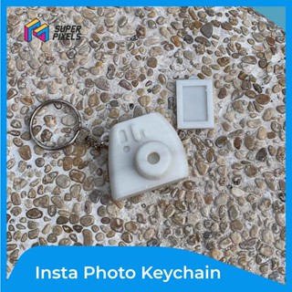 Insta Photo Camera Keychain Personalized with Photo Included | Shopee ...
