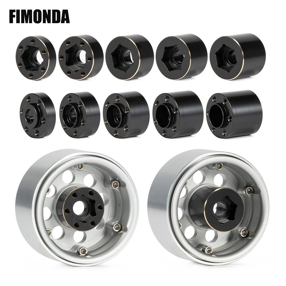 12mm Brass Wheel Hex Hub Widen Adapter 6/9/15/18/22mm for 1/0 RC ...