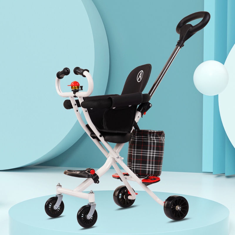 Baby with Baby Baby Walking Tool Four-Wheel Children's Tricycle Infant ...