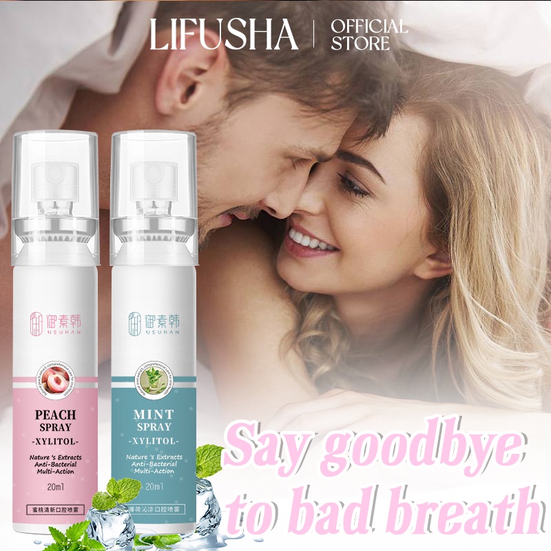 LIFUSHA 20ml Mouth Spray For Bad Breath Refreshing Mouth Breath ...