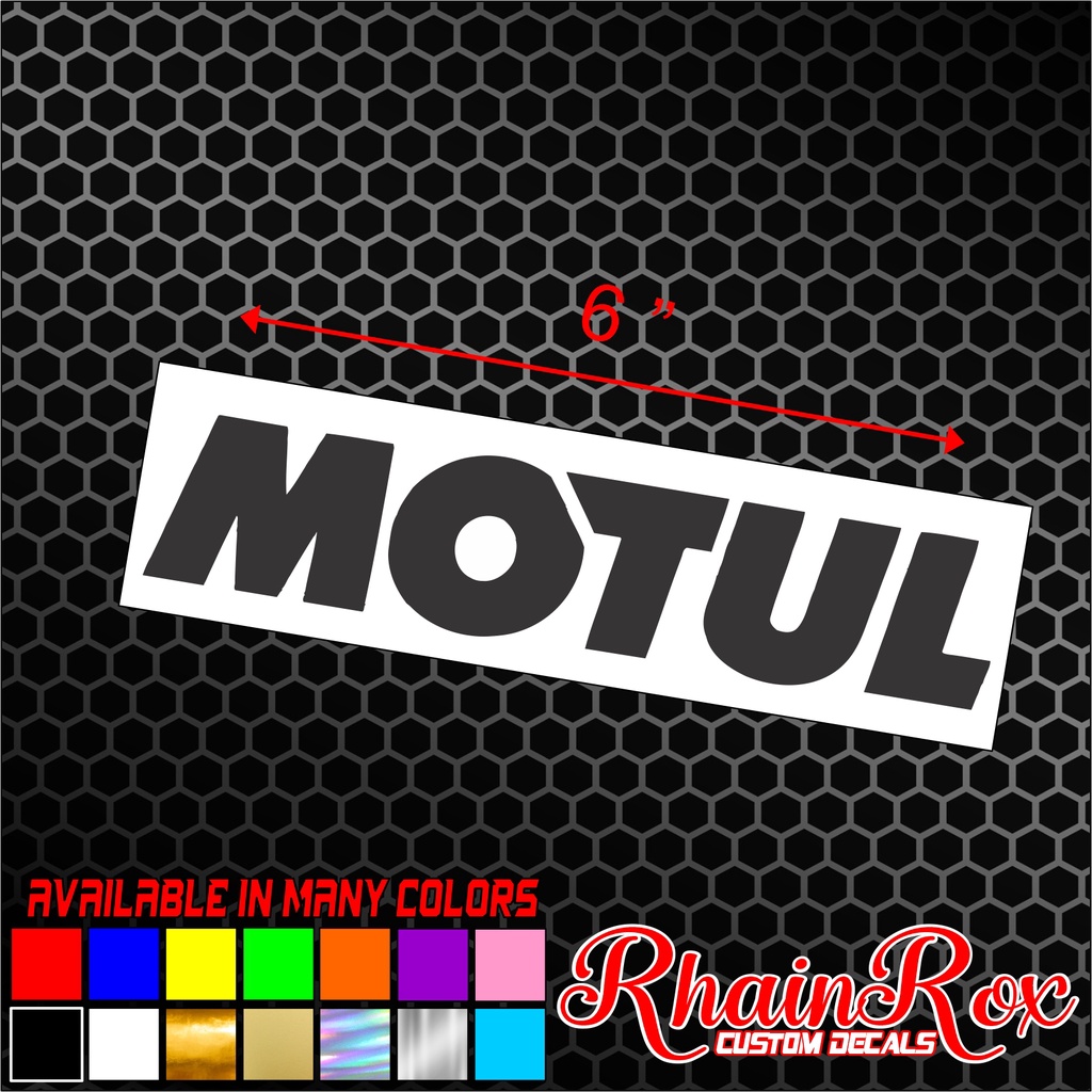 motul logo sticker machine cut diecut | Shopee Philippines