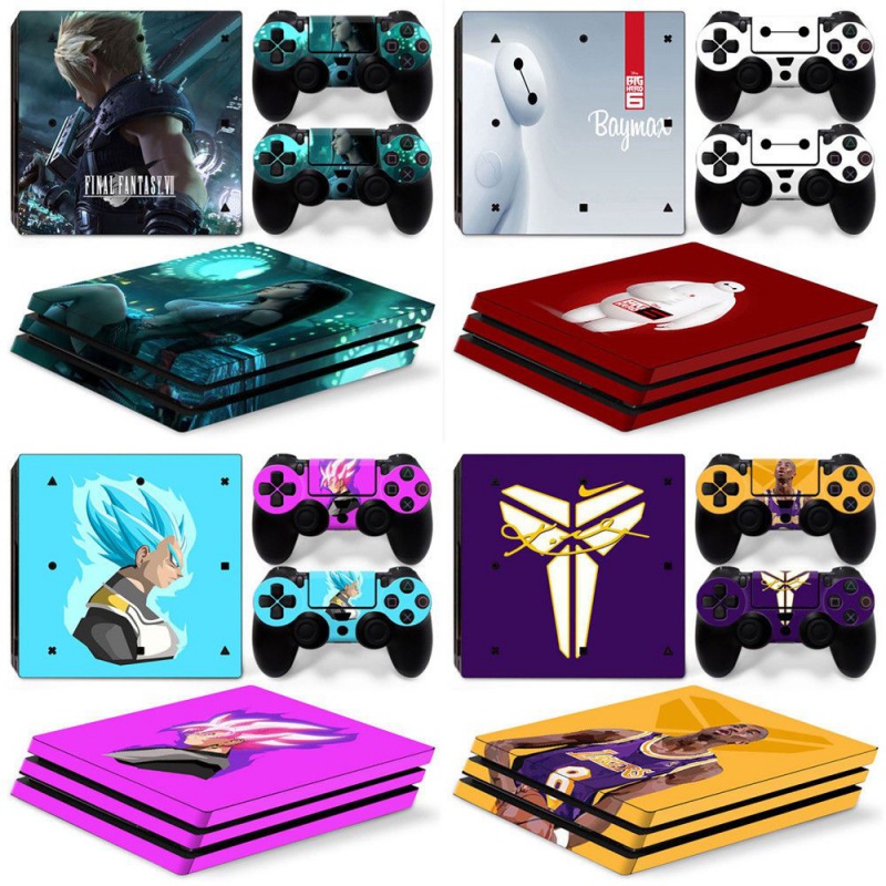 PS4 Pro Game Console Full Body Protective Film Scratch-Resistant ...