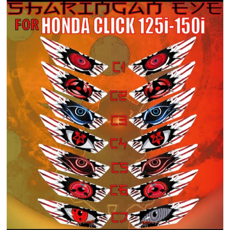 HONDA CLICK V2/V3 WINKER EYE (TRANSPARENT) | Shopee Philippines