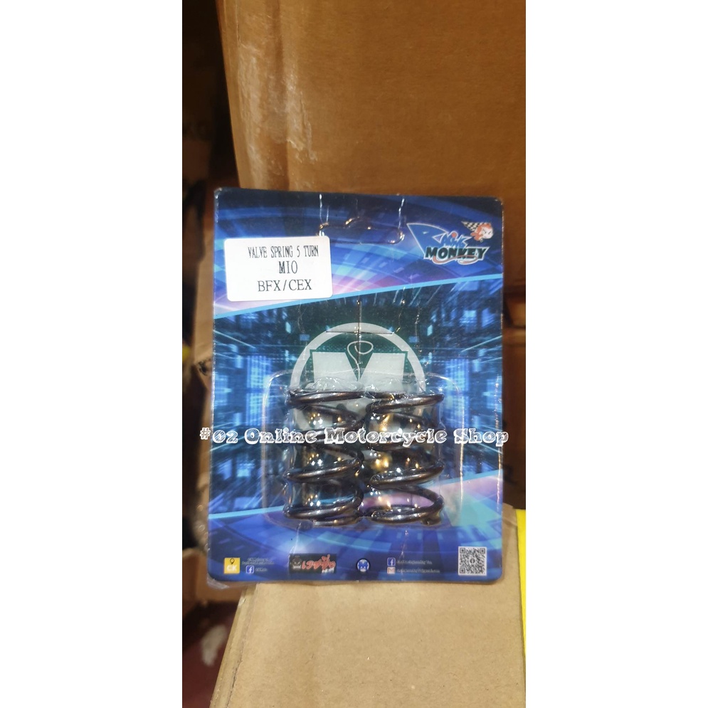 Racing Monkey 5 Turns Valve Spring for Mio Sporty/Fino Carb/Nouvo ...