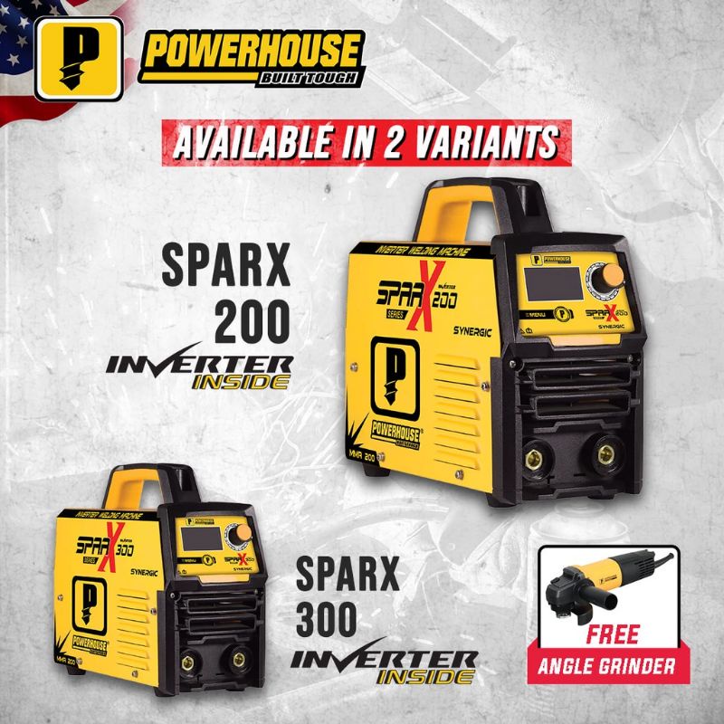 POWERHOUSE SYNERGIC INVERTER WELDING MACHINE SPARX SERIES | Shopee ...
