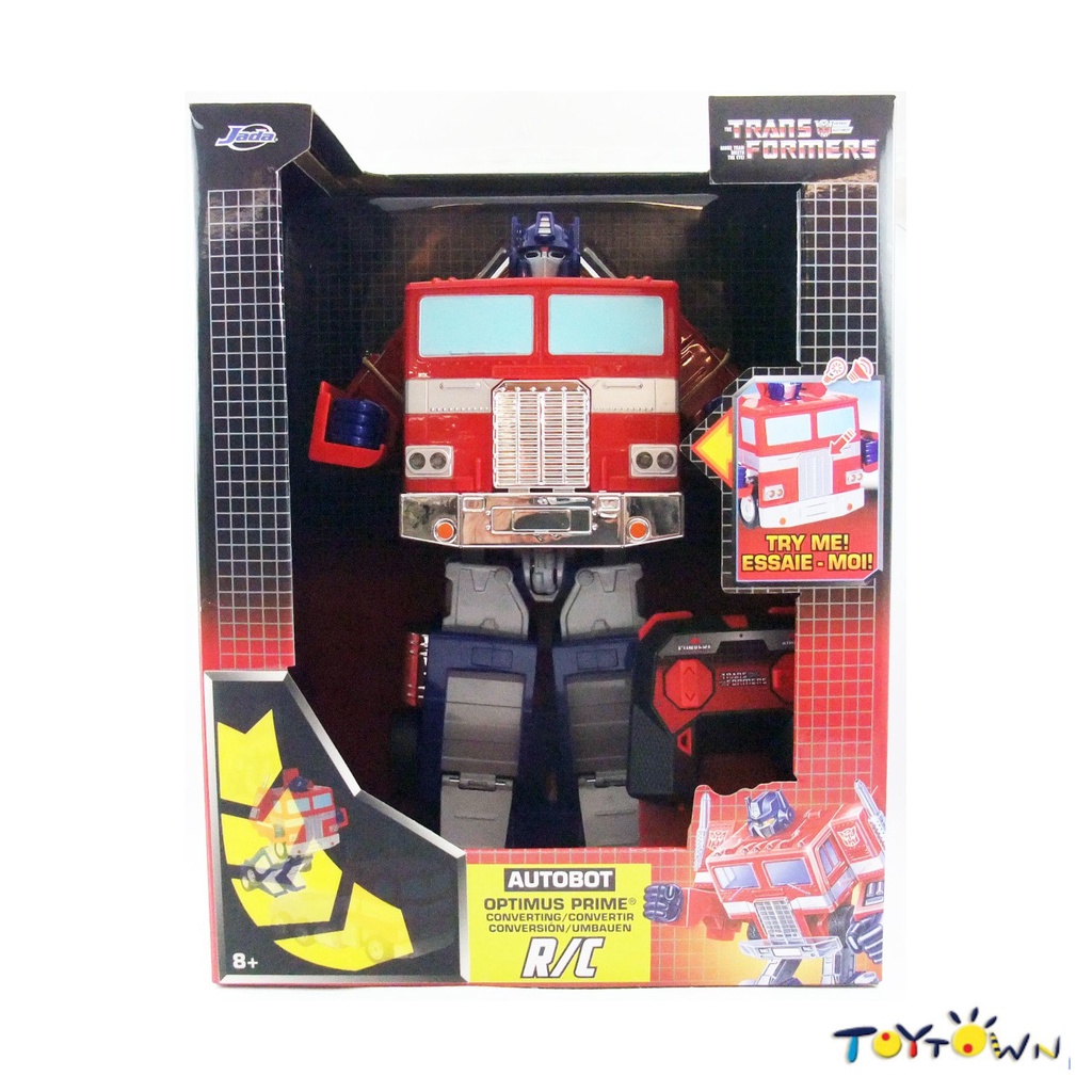 Jada Toys RC: Transformers Transforming Optimus Prime (Die Cast Car ...