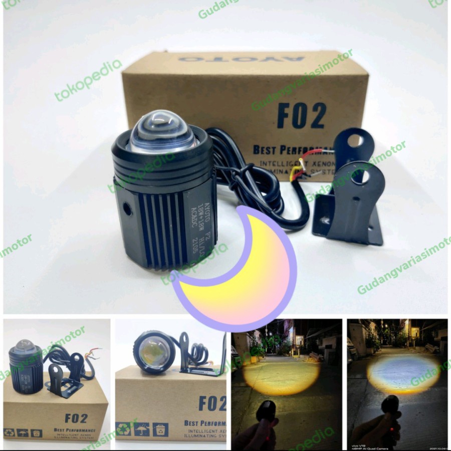 Car Laser biled bi led Motorcycle Shooting Light D2 PLUS Hi Loo 20watt ...