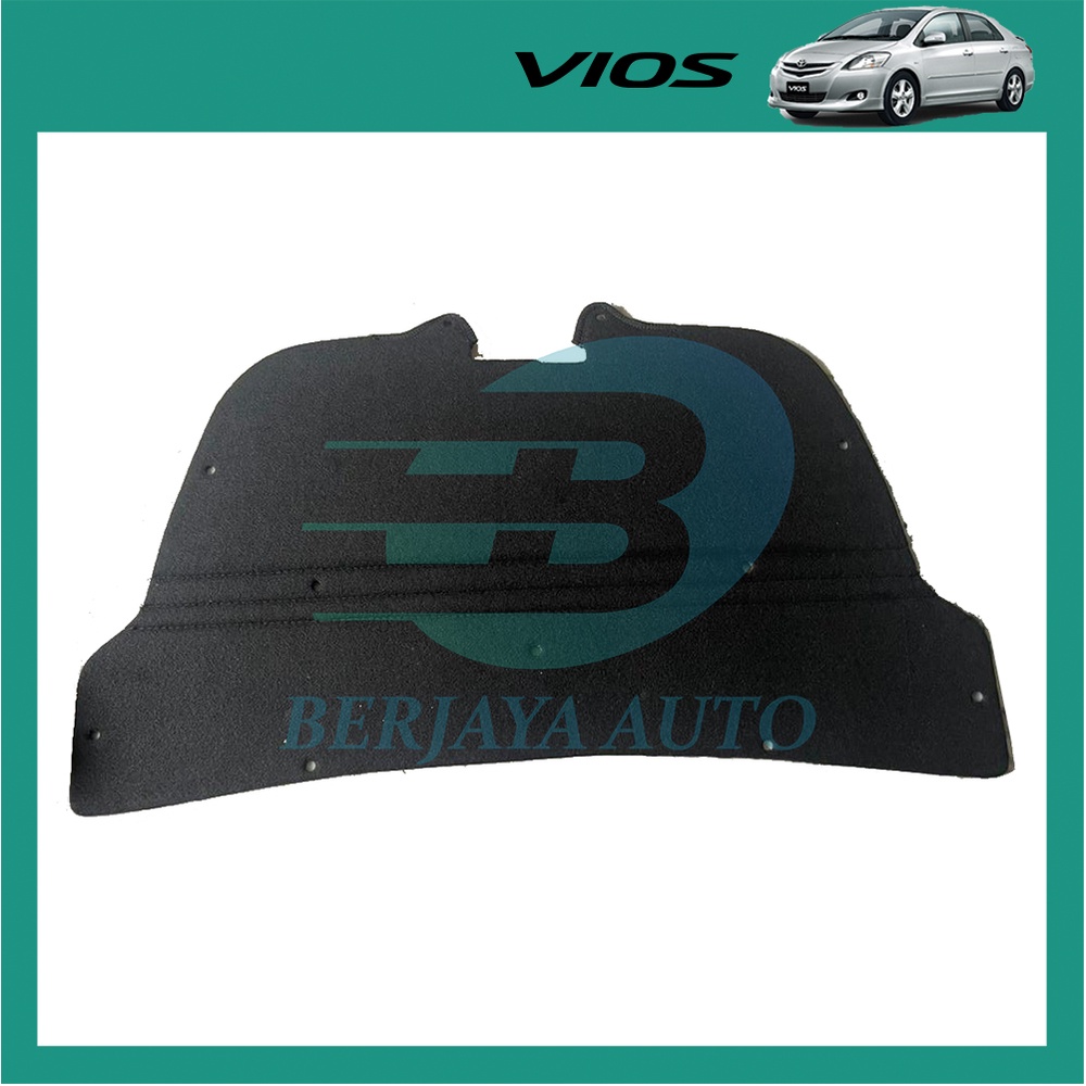 Toyota Vios 2nd Gen NCP93 (2007 –2012) Rear Bonnet CoverBerjaya Auto ...