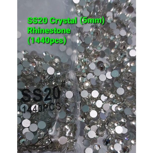 Crystal Rhinestone For Gown sold per 1/2pack(720pcs) and 1pack(1440pcs ...