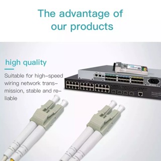 JT-COM OM3 - LC - DUPLEX Fiber Optic Patch Cord (MULTI-MODE) 10G LC-LC Multimode Duplex 1M/3M/5M ...