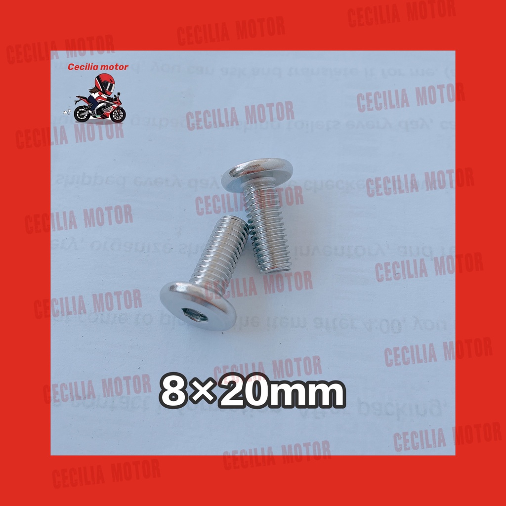 wholesale 100PCS Motorcycle Accesories Body Bolt Screw Disc Stainless ...