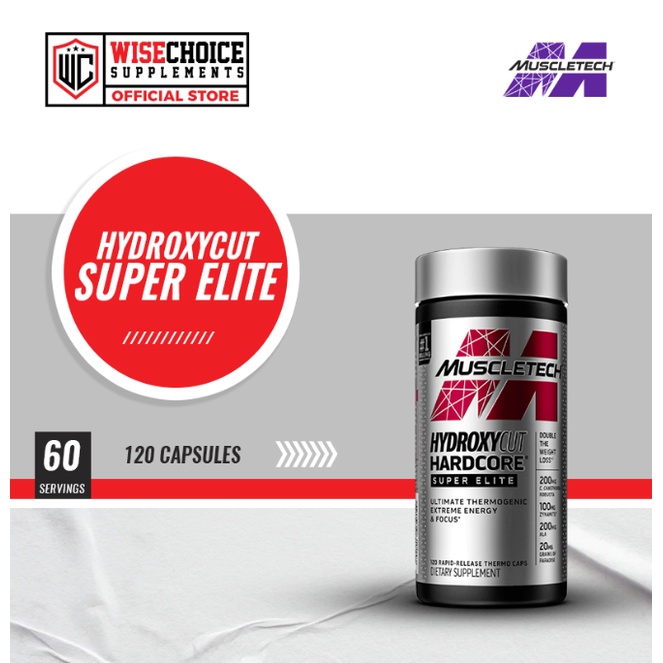 Muscletech Hydroxycut Super Elite Fat Burner 120 Capsules | Shopee ...