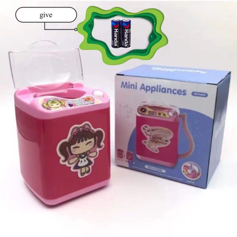 COD Mini Electric Toy Mini simulation washing machine | Shopee Philippines