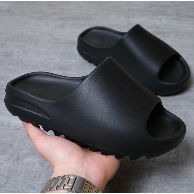 Spacekey Couple's Slides Kanye West Summer 4CM Thick Soles Slippers ...