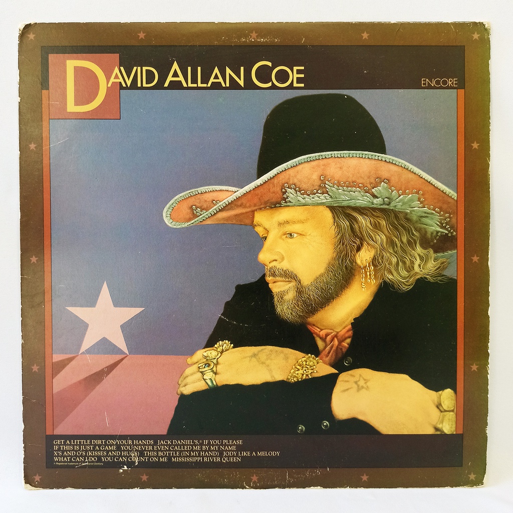 David Allan Coe - Encore - Vinyl Record Plaka LP Album Country | Shopee ...