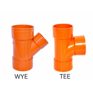PVC Orange Fittings Sanitary Fittings Pipe Sanitary TEE WYE (Price 1pcs ...