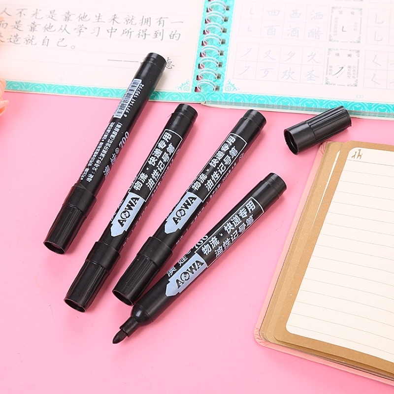 1PCS AOWA 700 Quick-Drying Oily Marker Pen Permanent markers Waterproof ...
