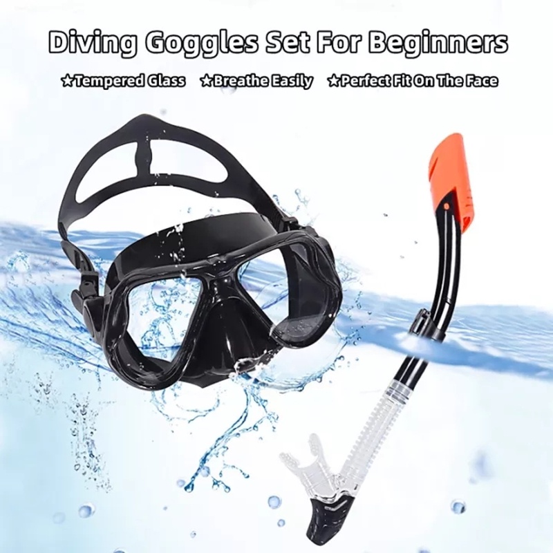 HD Waterproof Tempered Glass Stainless Diving Goggles Fisherman ...
