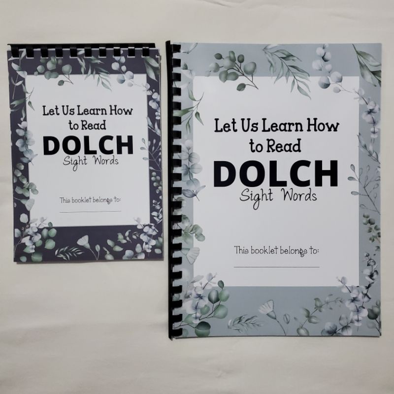 DOLCH Sight Words Book | A4 | 16x22 cm | Grade 1-6 | Shopee Philippines
