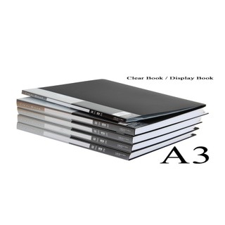 BENGE Office data display book plastic file folder with pocket Clear ...